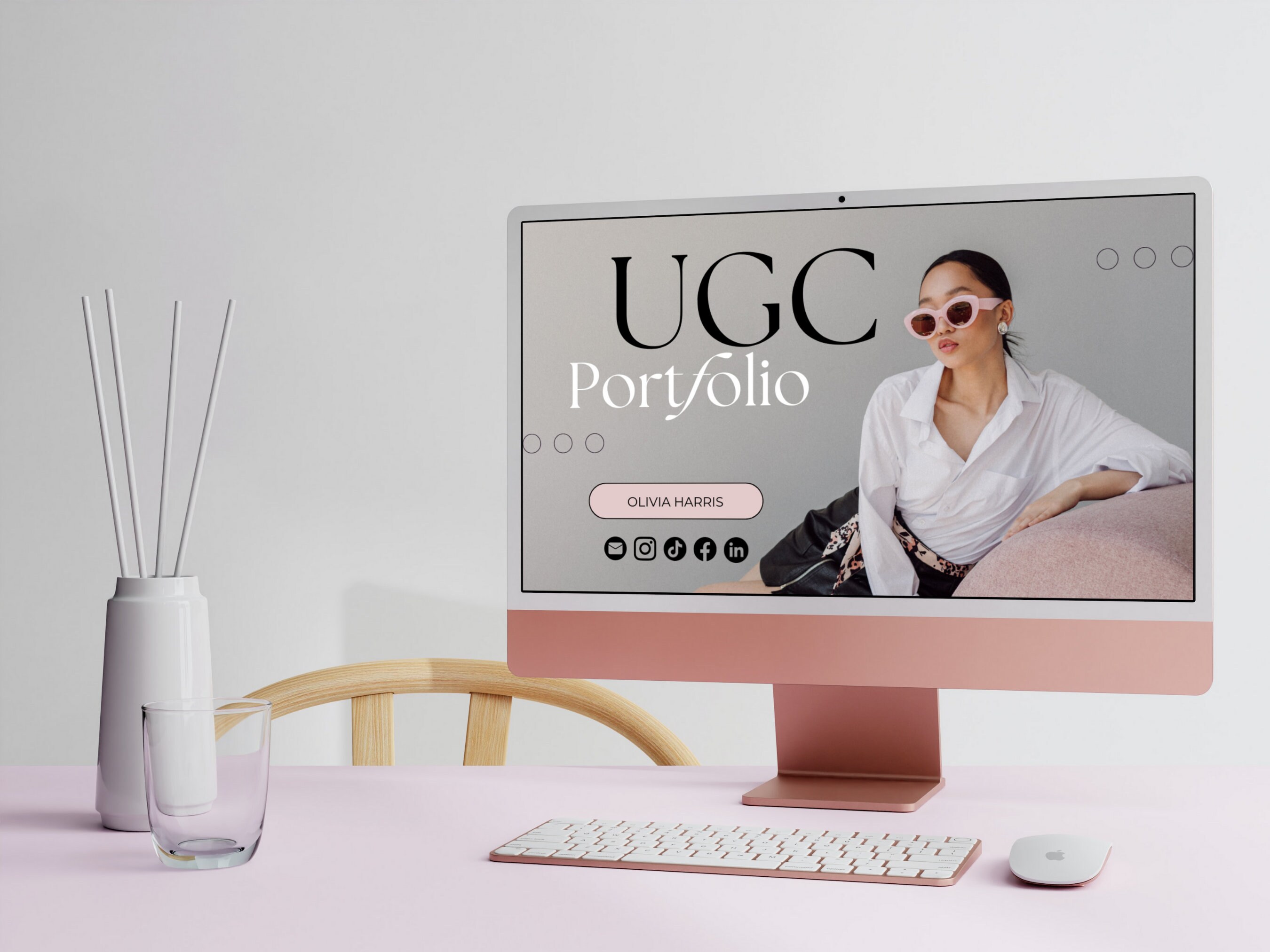 UGC Portfolio | Deluxe UGC Template | UGC Portfolio Template | Ugc Media Kit | Ugc Creator | Ugc ...