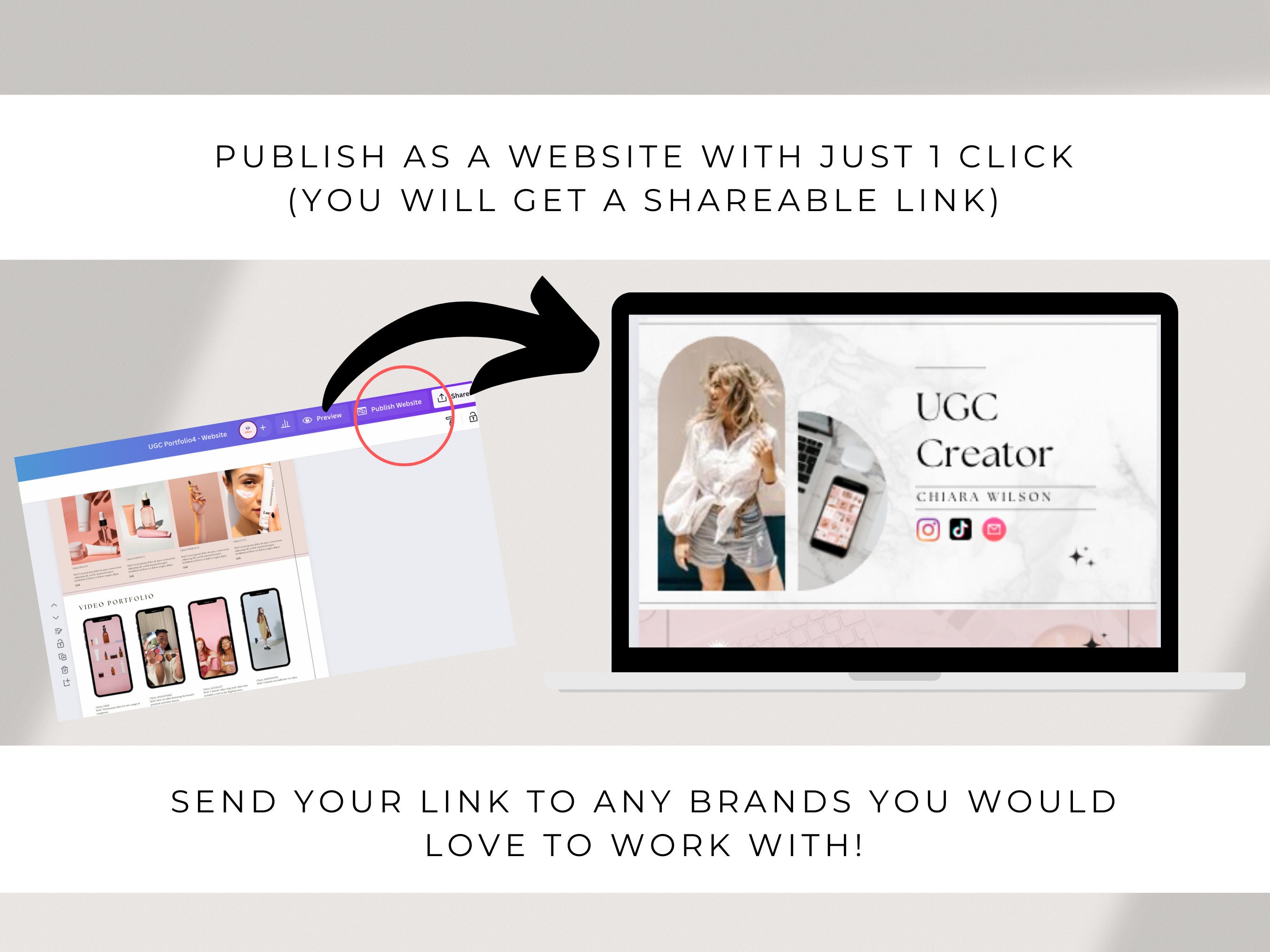 UGC Portfolio | UGC Template | UGC Media Kit | Ugc Creator | Ugc ...