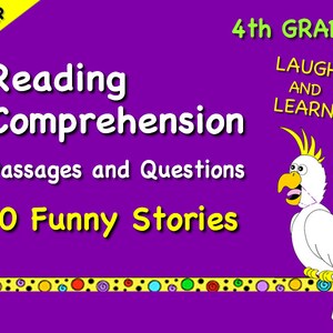 4th Grade Reading Comprehension Funny Stories - Etsy