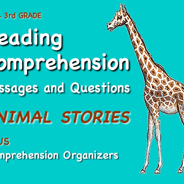 Reading Comprehension Worksheets 3rd Grade - Etsy