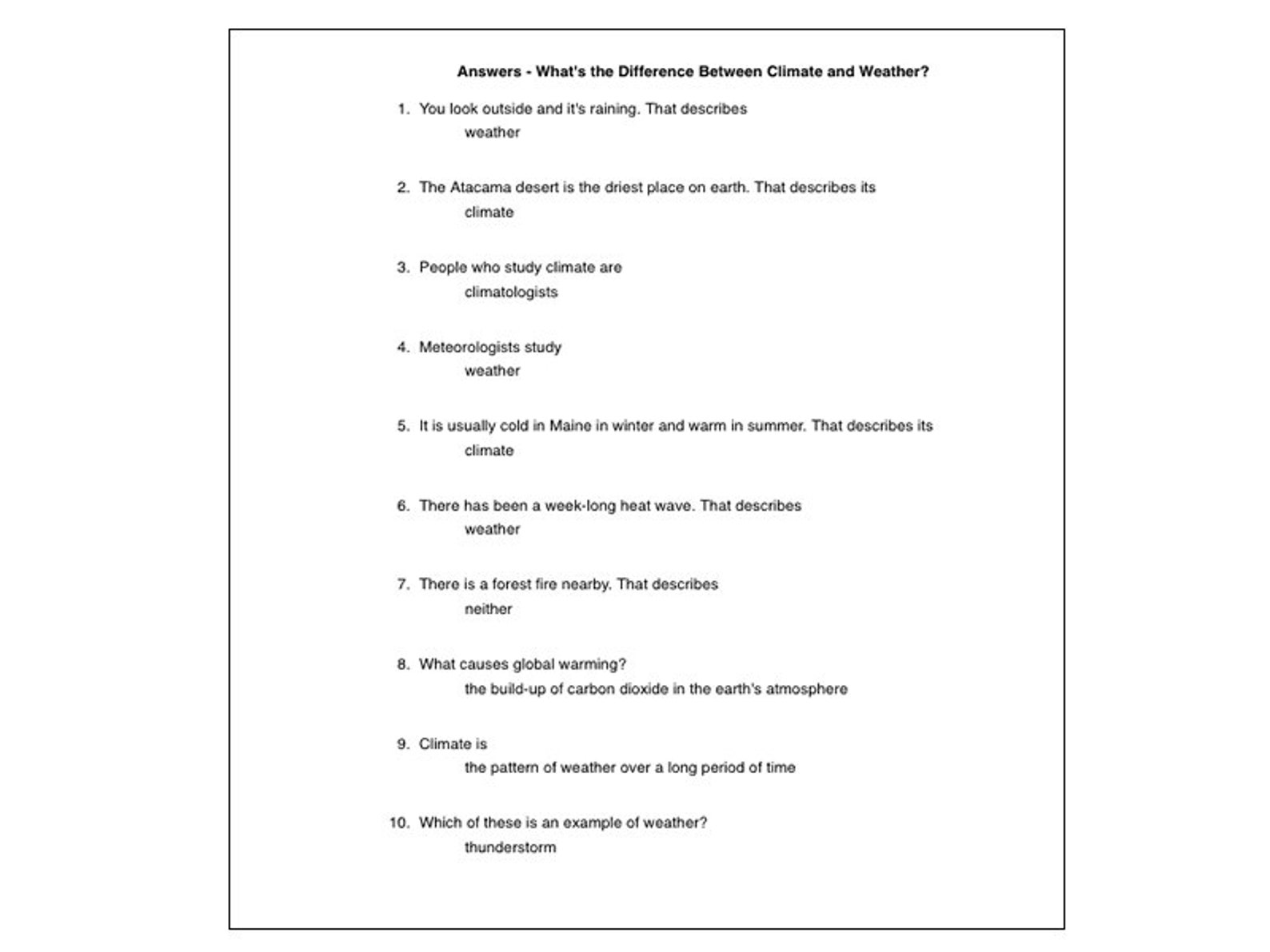 Climate Change Reading Comprehension for 5th Grade and Up - Etsy