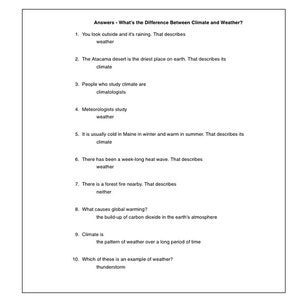 Climate Change Reading Comprehension for 5th Grade and Up - Etsy