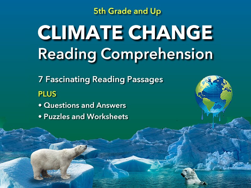 Climate Change Reading Comprehension for 5th Grade and Up - Etsy