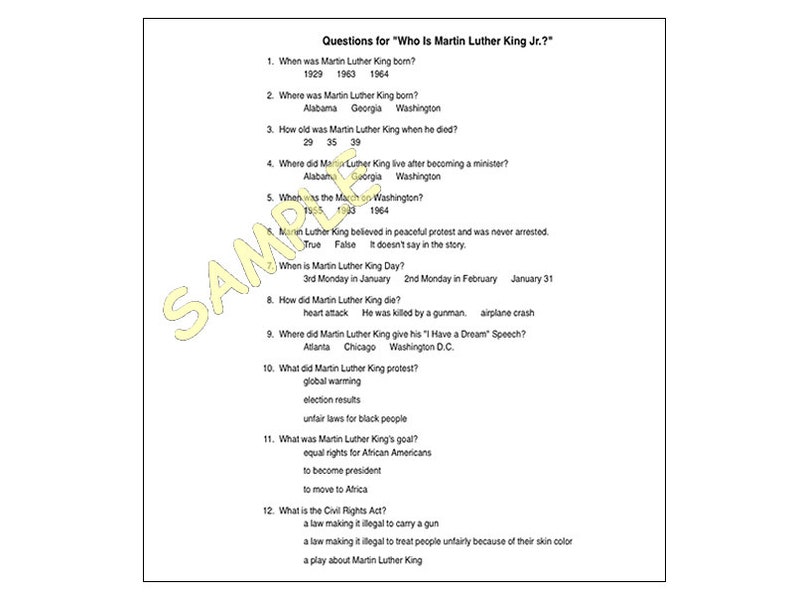 Black History Reading Comprehension Worksheets - Etsy