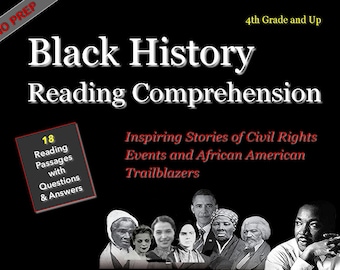 Black History | Women's History | Reading Comprehension | All About ...