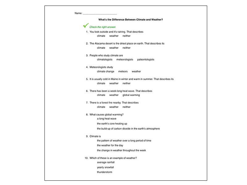 Climate Change Reading Comprehension for 5th Grade and Up - Etsy