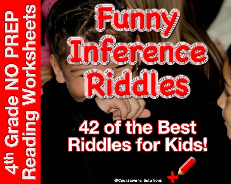 Funny Inference Riddles, Best Kids Riddles Reading Inferencing ...