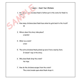2nd Grade Reading Comprehension Passages and Questions - Etsy