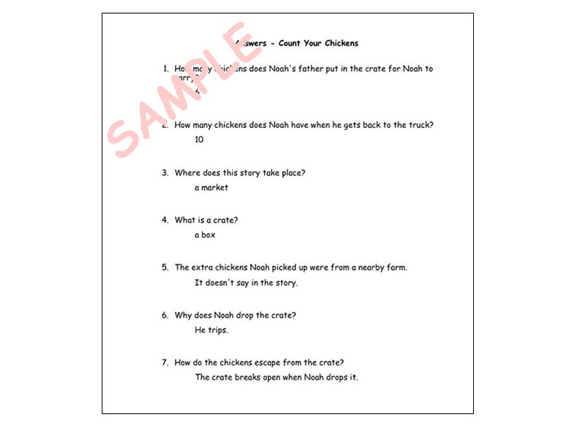 2nd Grade Reading Comprehension Passages and Questions - Etsy