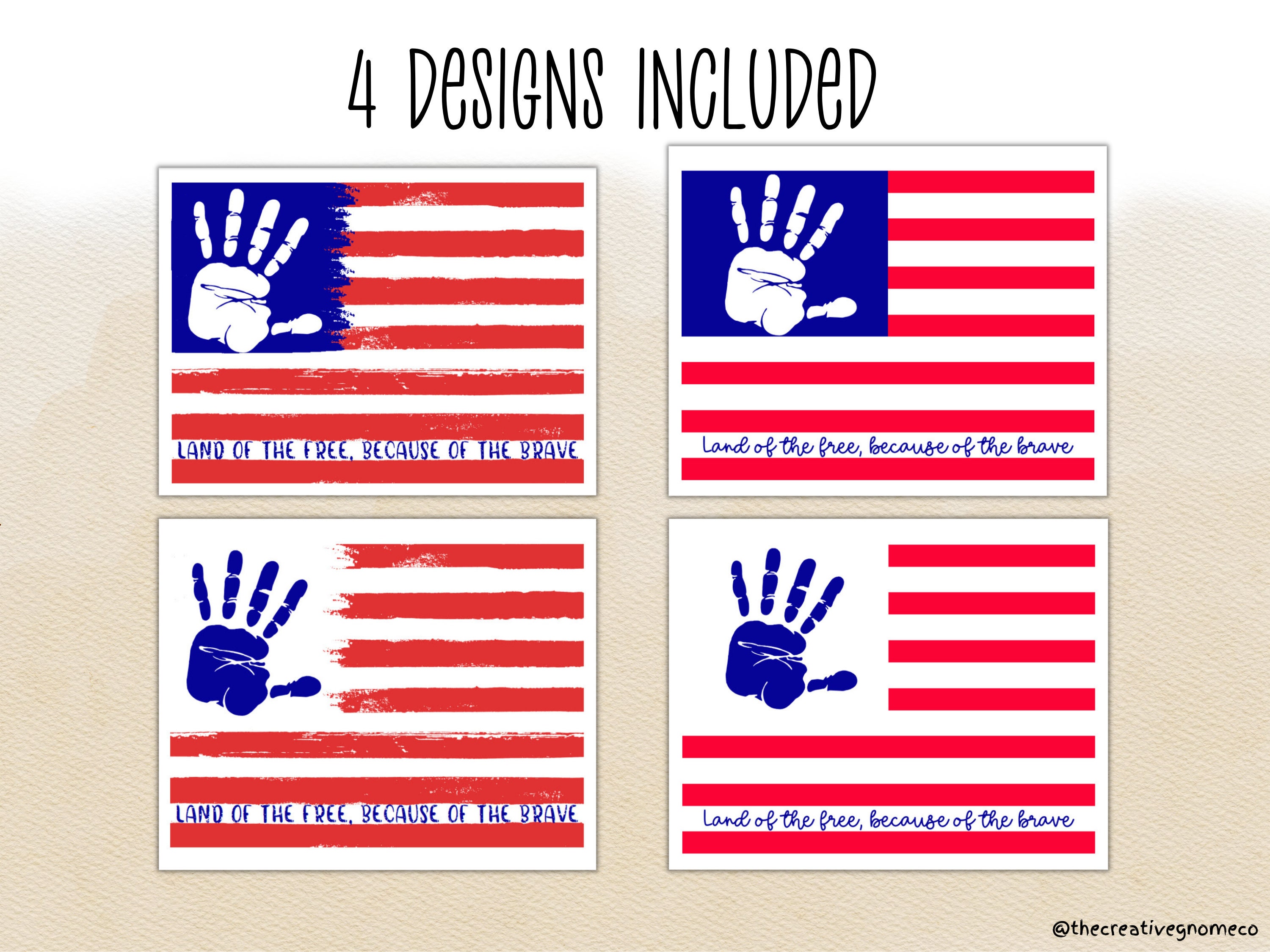 Flag Handprint Art, American Flag Handprint Art, Patriotic Handprint ...