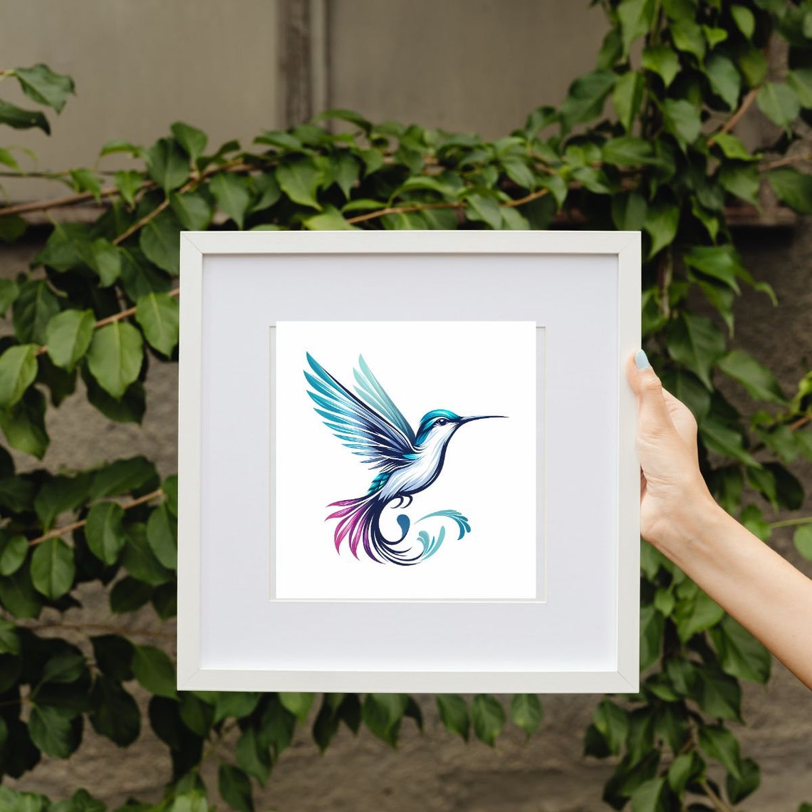 Digital Downloadable Print of High Resolution Hummingbird Art at Least ...