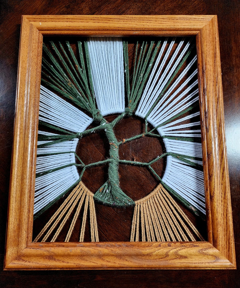 Tree of Life Yarn Decor - Etsy