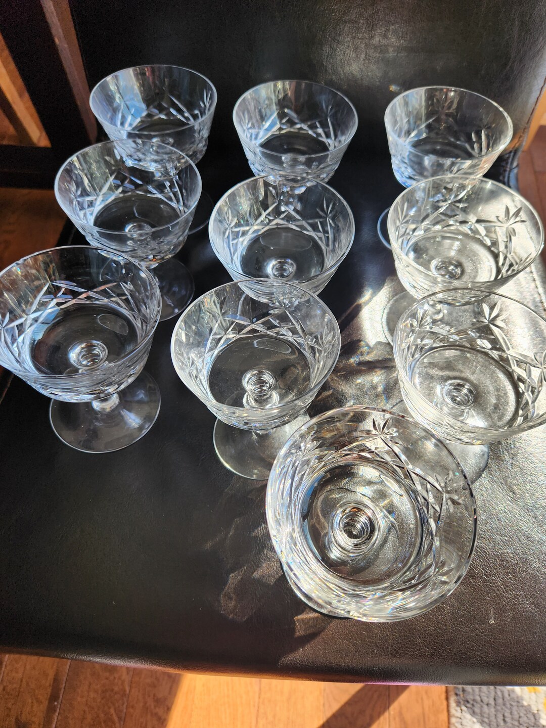 Crystal Sherbert Glasses - Etsy