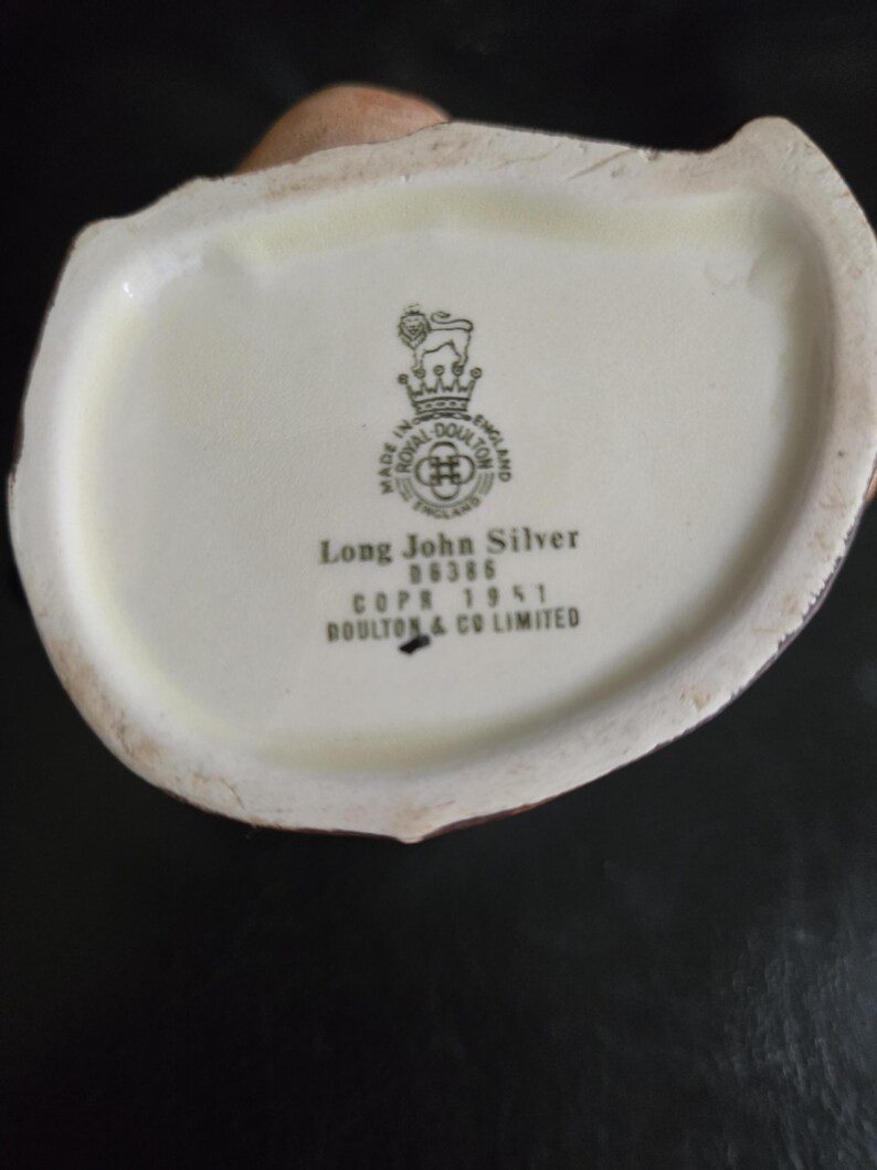 Royal Doulton Toby Mug - "long John Silver" Design - Etsy