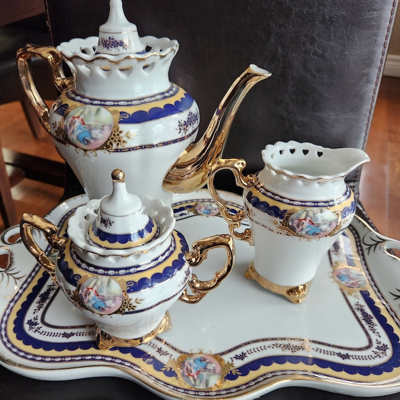 Porcelain Tea Set - Etsy