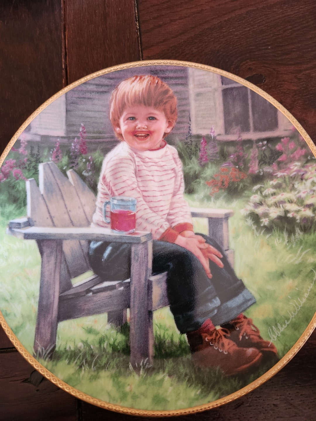 Abbie Williams Collectible Plate by Edwin Knowles - Etsy