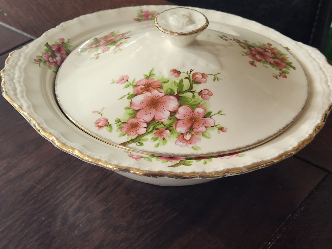 Grindley England Serving Bowl With Lid - Etsy