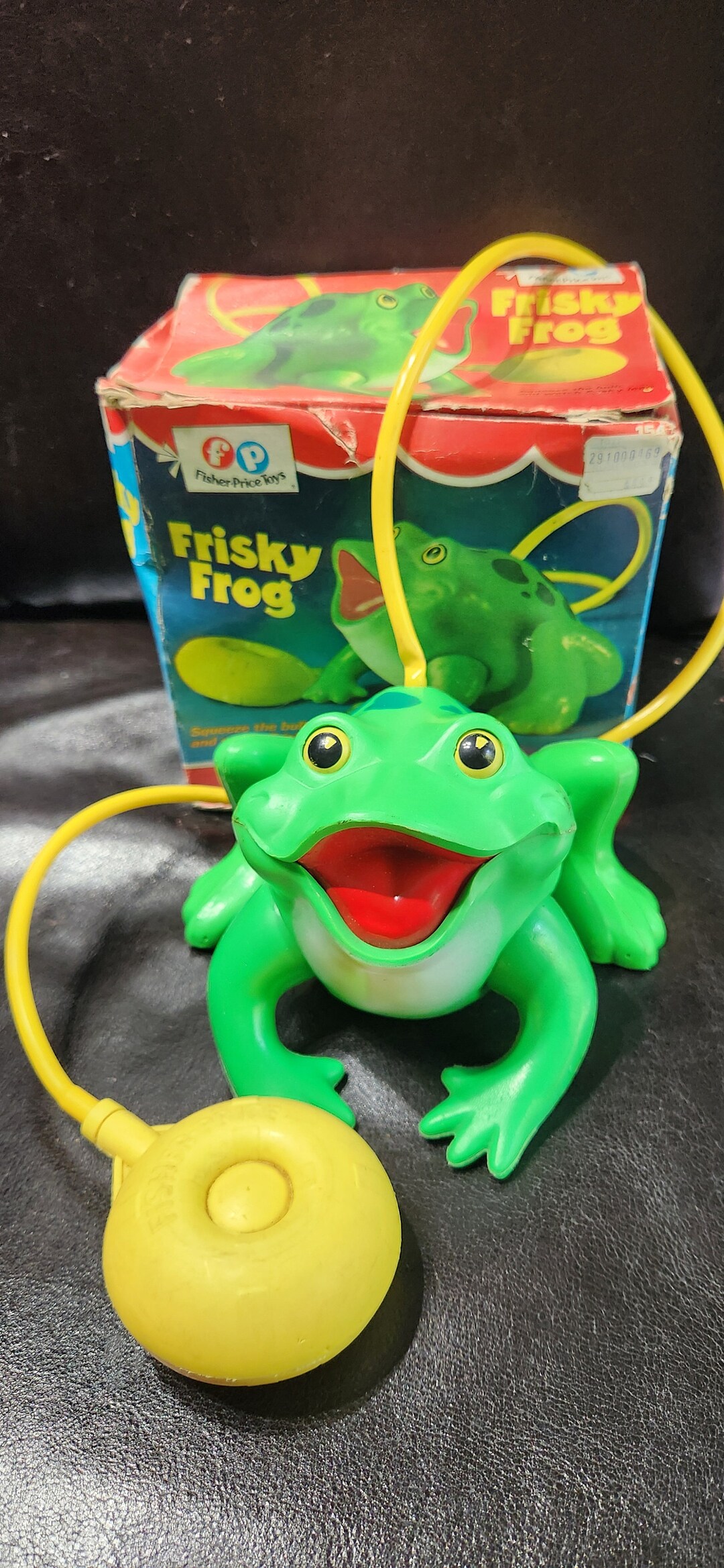 Fisher Price Frisky Frog Vintage Frog Toy - Etsy