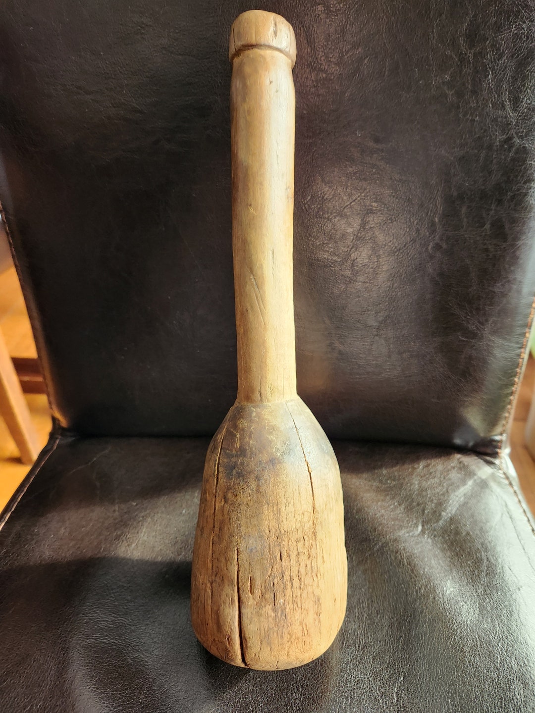 Antique Wooden Masher - Etsy