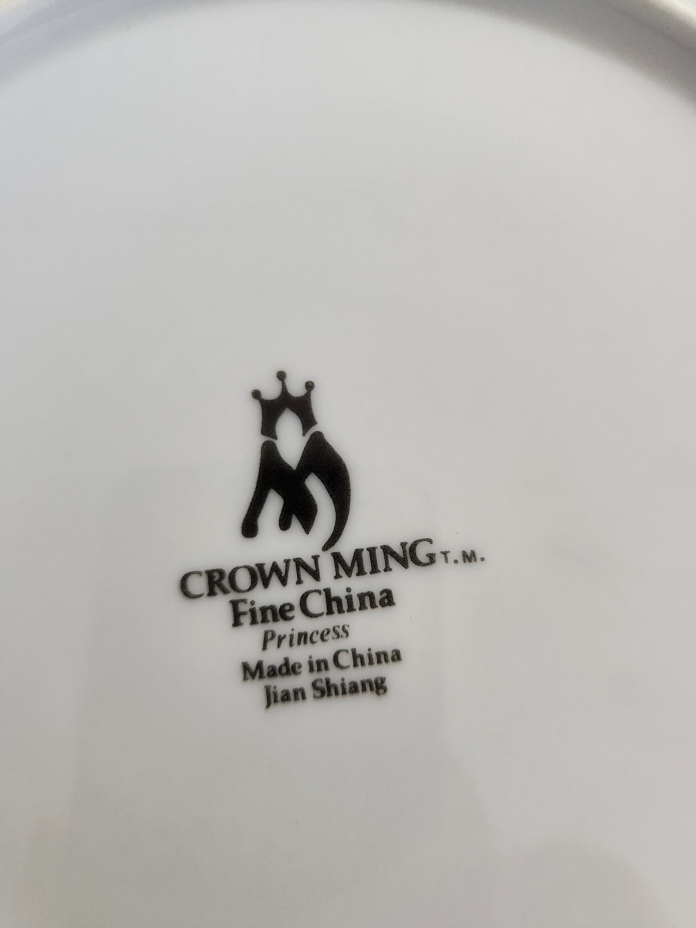 Crown Ming China "princess" Plate - Etsy