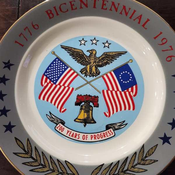 Bicentennial Plate - Etsy UK