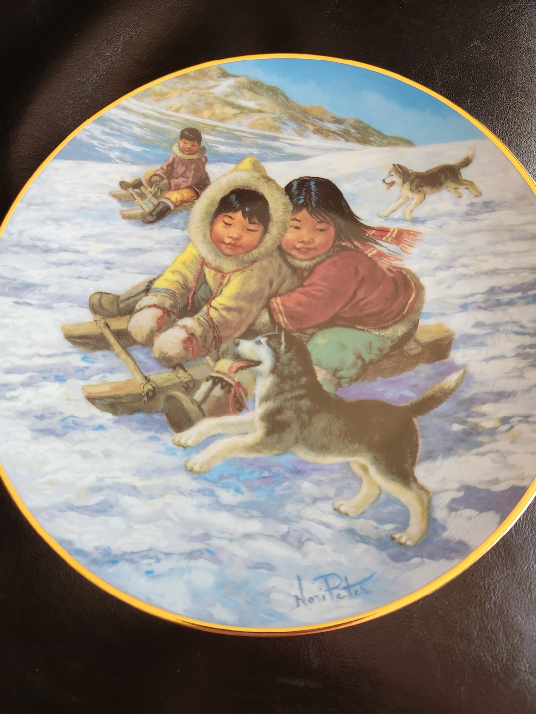 Nori Peters Collector Plate " the Race" - Etsy