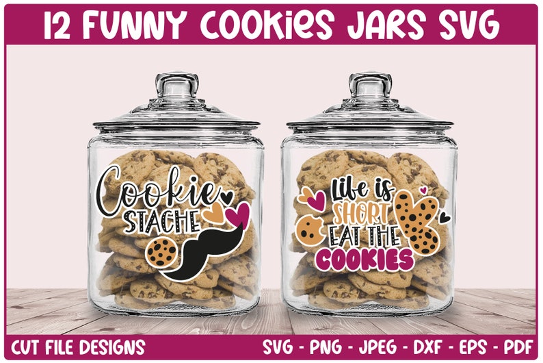 Funny Cookie Jar Sayings Svg Bundle, Funny Cookie Jar Sayings Svg ...