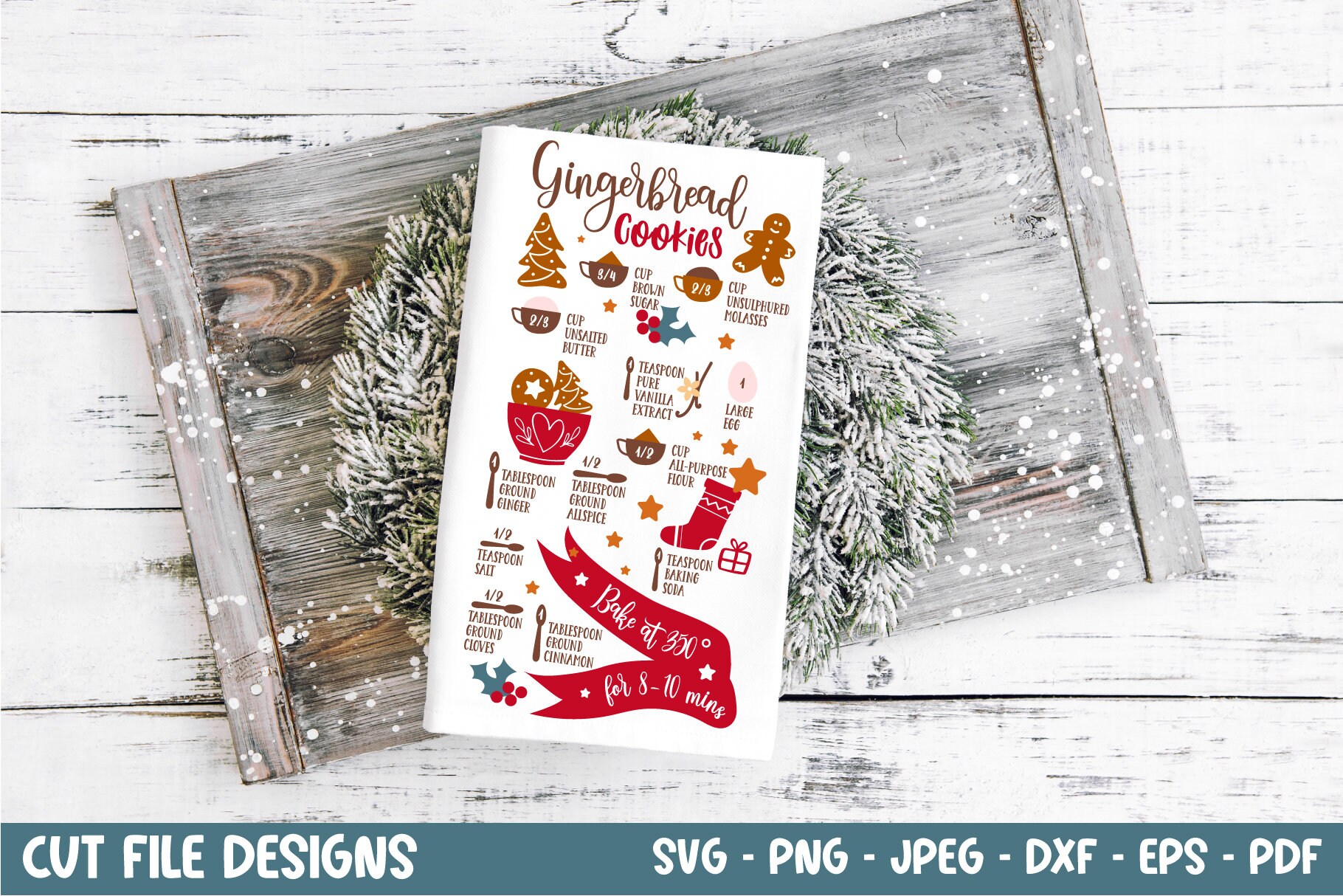 Christmas Recipes Svg, Christmas Bundle, christmas Baking Svg ...