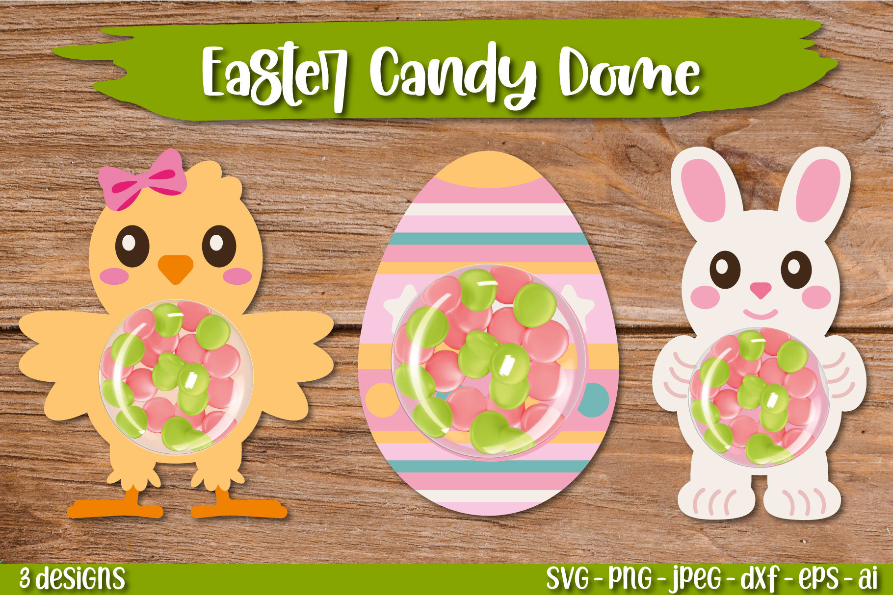 Easter Candy Holders SVG Cut Files, Easter SVG Files, Candy Ornament ...