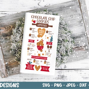 Christmas Recipes Svg, Christmas Bundle, christmas Baking Svg ...