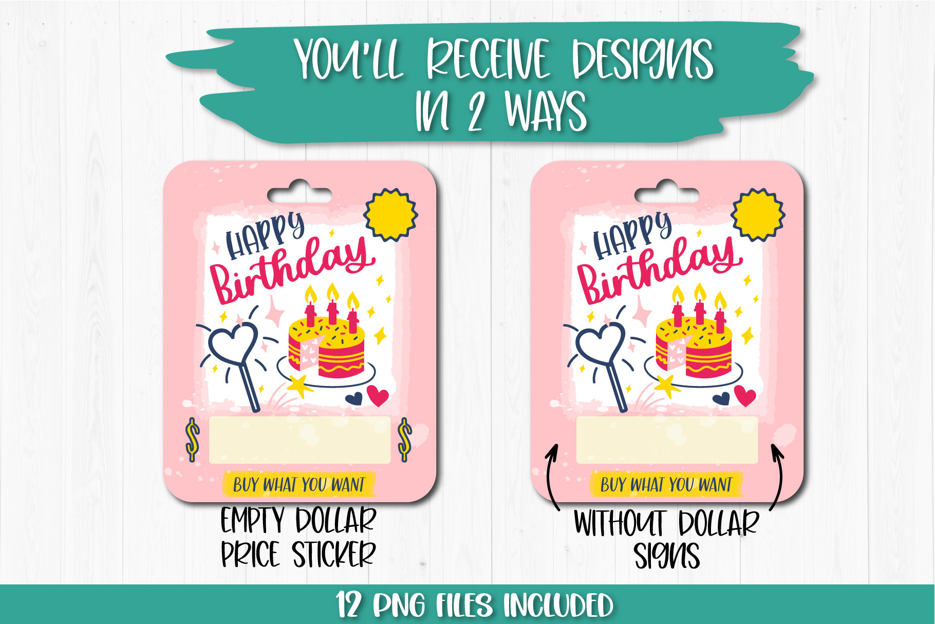 Printable Birthday Card Money Card Happy Birthday Design - Etsy