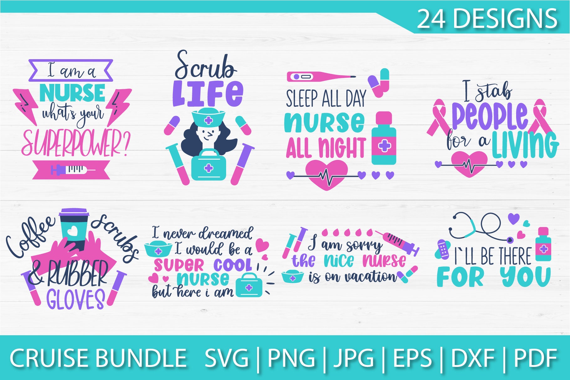 Nurse Life SVG Bundle, Nursing SVG, Nurse Quote Svg, Nurse Saying ...