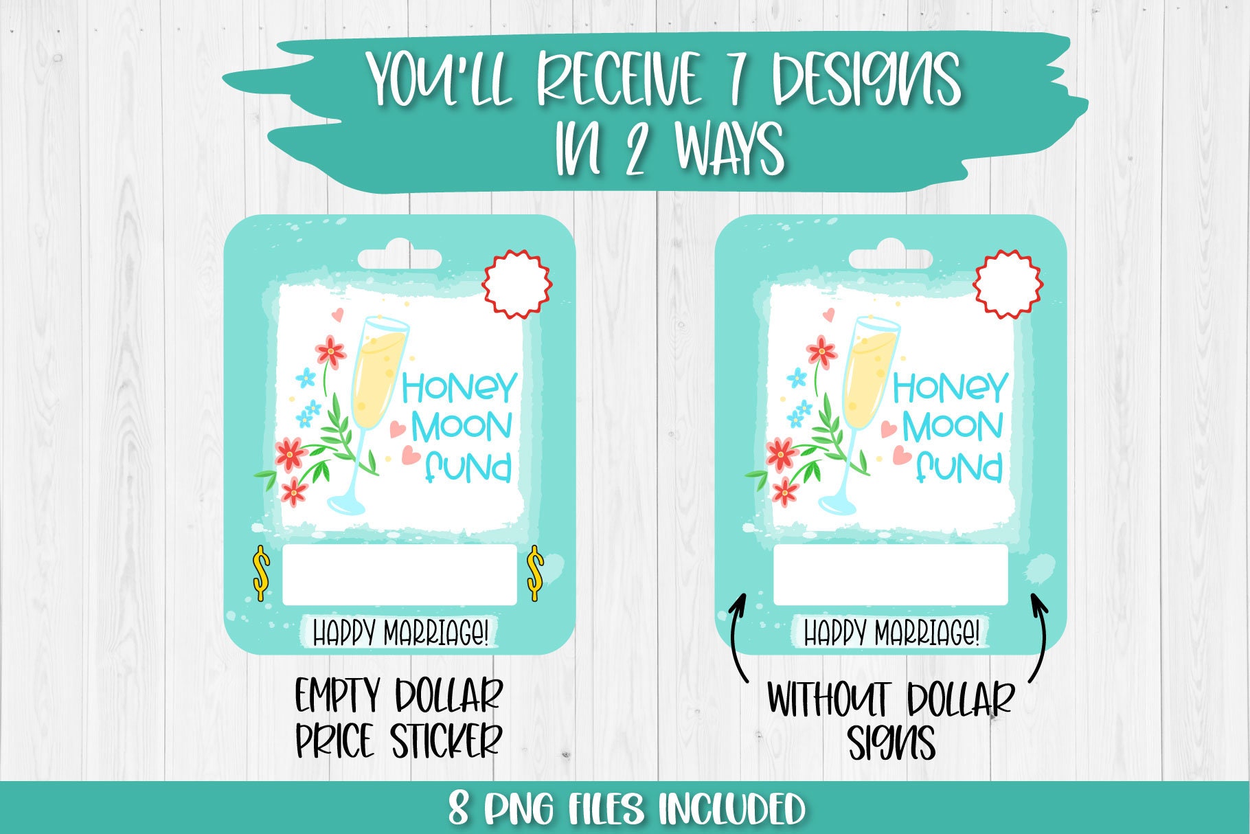 Printable Wedding Card, Wedding Money Gift, Money Card, Congratulations ...
