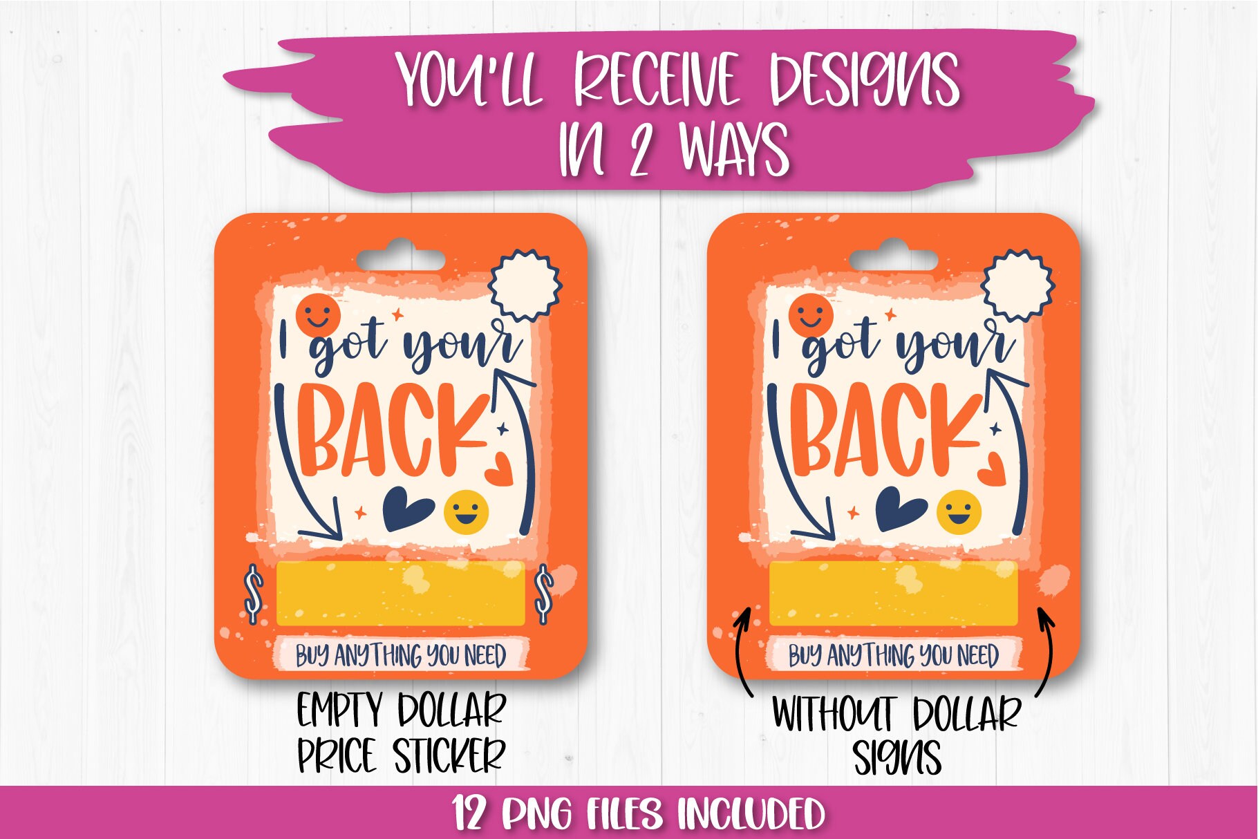 Printable Financial Help Money Card, Money Card, in Case of Emergency ...