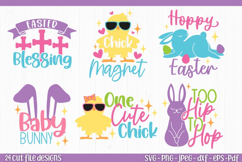 Easter SVG Bundle, Easter SVG, Happy Easter SVG, Easter Bunny Svg, Retro Easter Designs Svg ...