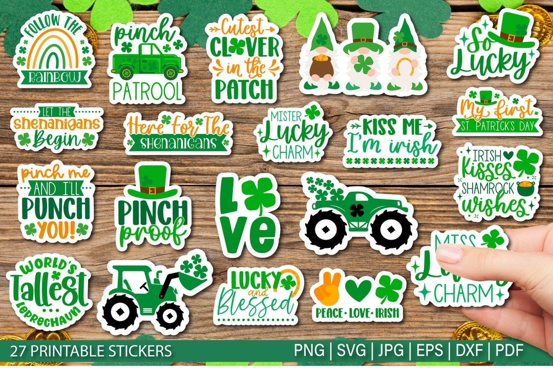 St Patrick's Digital Stickers, Digital Planner Stickers, Goodnotes ...