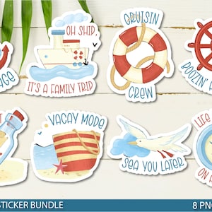 Cruise Stickers, Cruise PNG, Cruise PNG Stickers, Printable Cruise ...