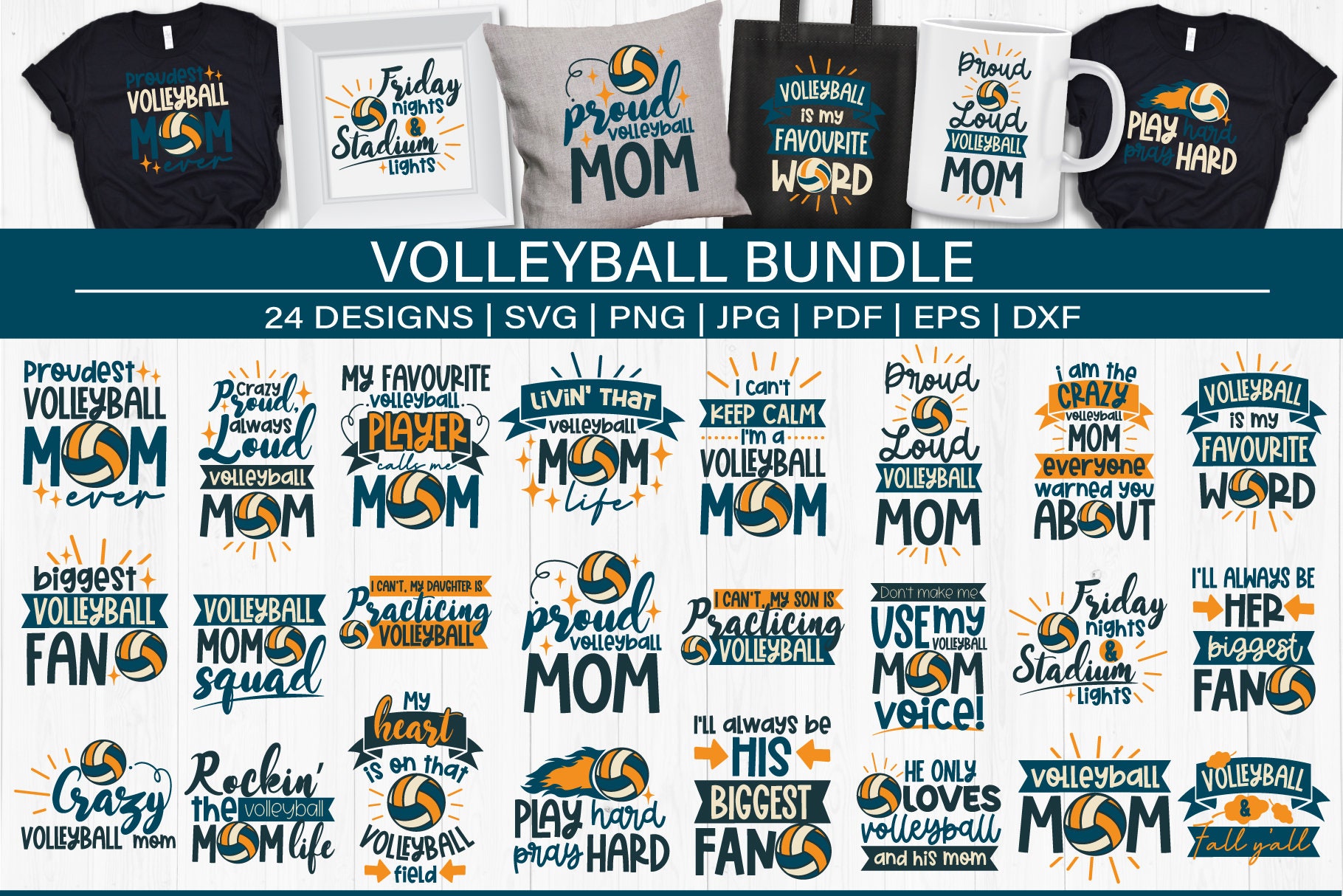 Volleyball SVG Bundle, Volleyball Shirt Svg, Volleyball Saying Svg ...