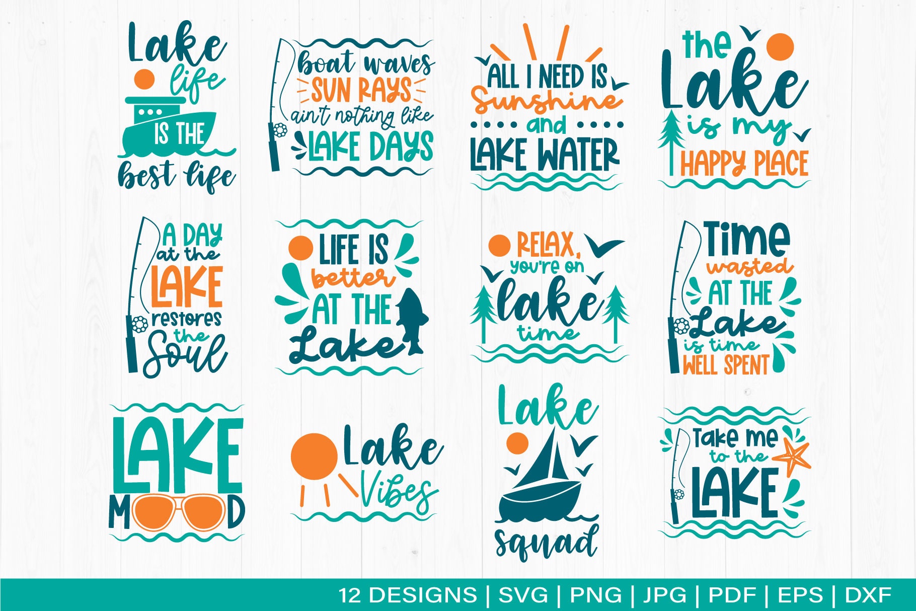 Lake SVG Bundle, Lake Hoodie SVG, Funny Lake Life Svg, Adventure Svg ...