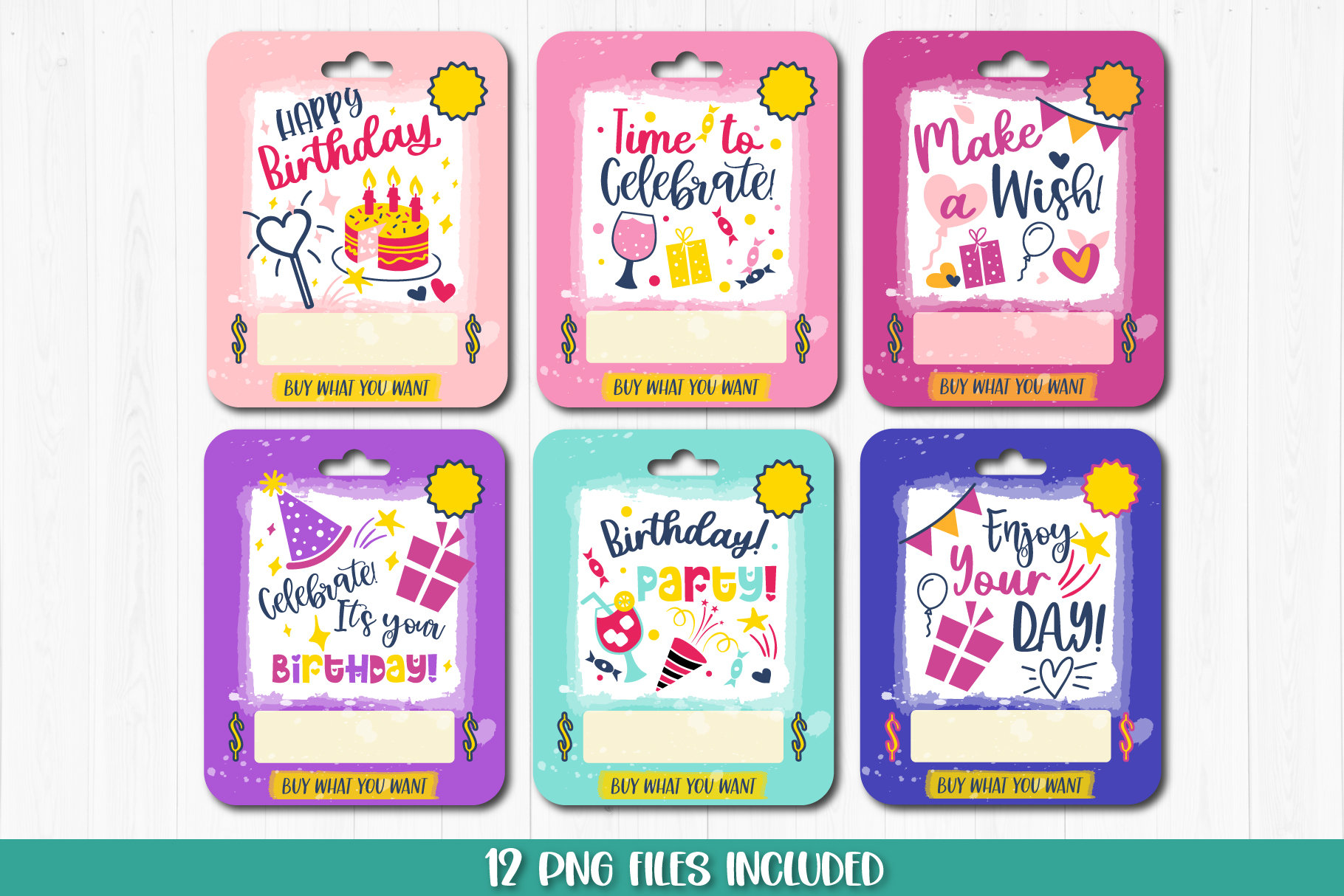 Printable Birthday Card Money Card Happy Birthday Design - Etsy