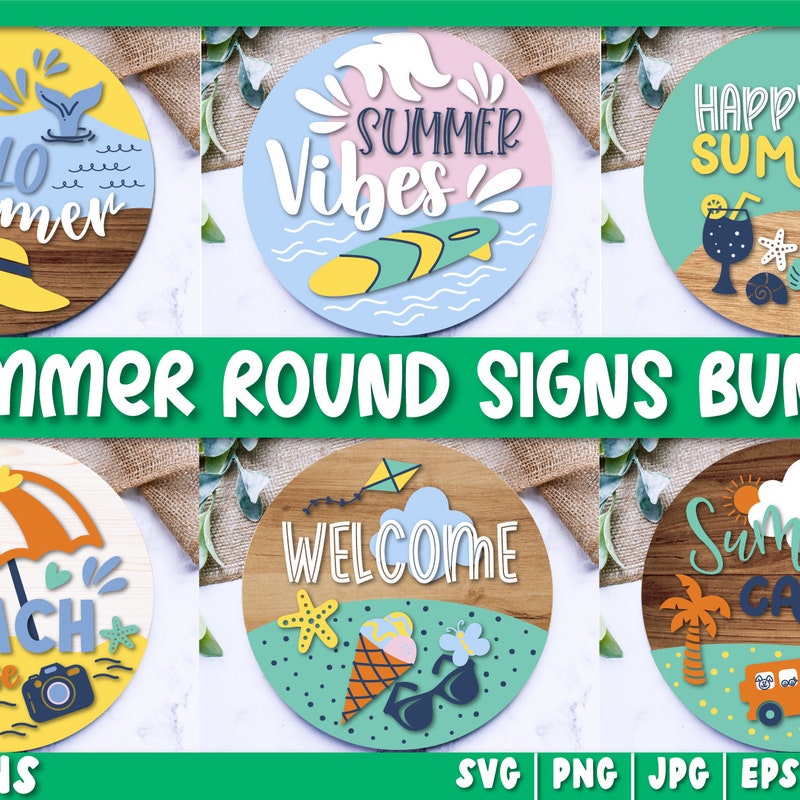 Summer Welcome Sign - Etsy