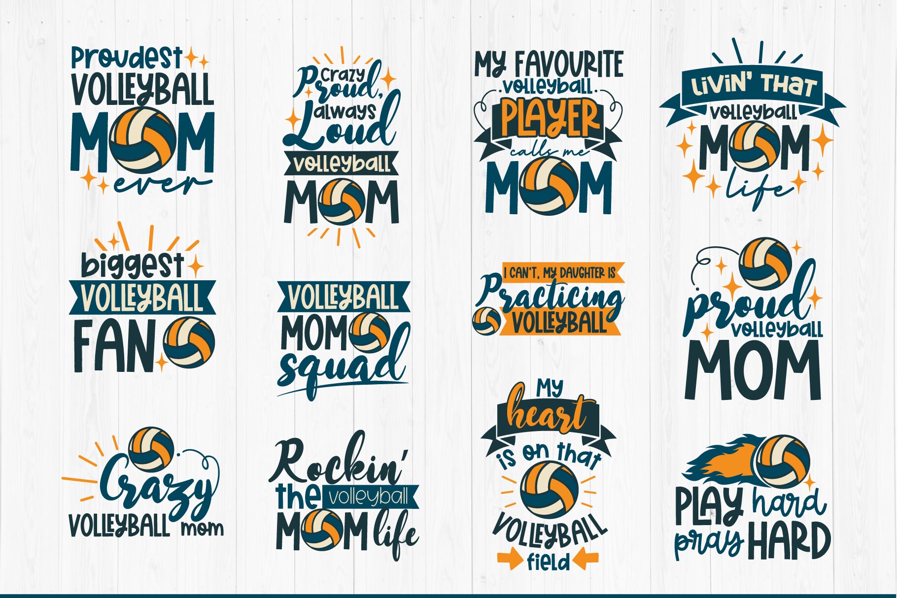 Volleyball SVG Bundle, Volleyball Shirt Svg, Volleyball Saying Svg ...