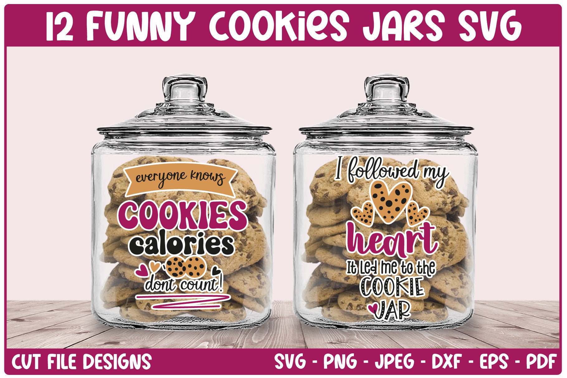Funny Cookie Jar Sayings Svg Bundle, Funny Cookie Jar Sayings Svg ...