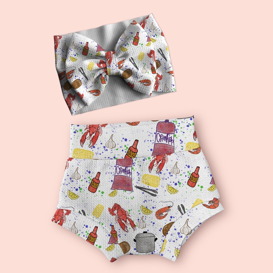 Louisiana Crawfish Boil Bummies and Bows/skirted Bummies - Etsy