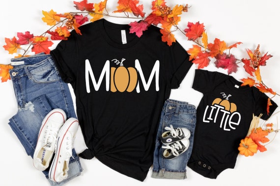 Matching Family Shirts Mom Pumpkin Dad Pumpkin Little - Etsy