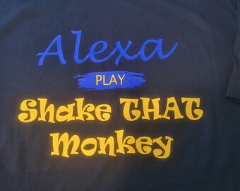 Alexa Play Shake That Monkey Svg - Etsy