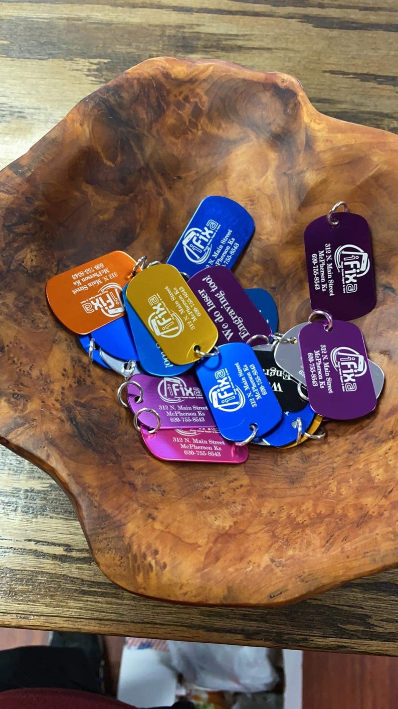 Custom Laser Engraved Keychains FREE SHIPPING - Etsy