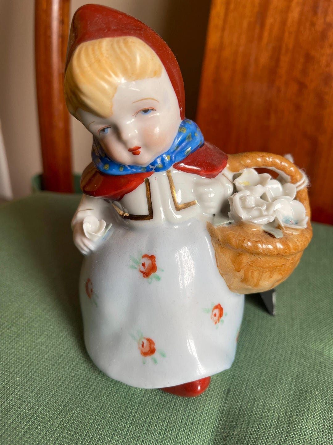 Vintage Little Red Riding Hood Figurine Made in Occupied Japan - Etsy