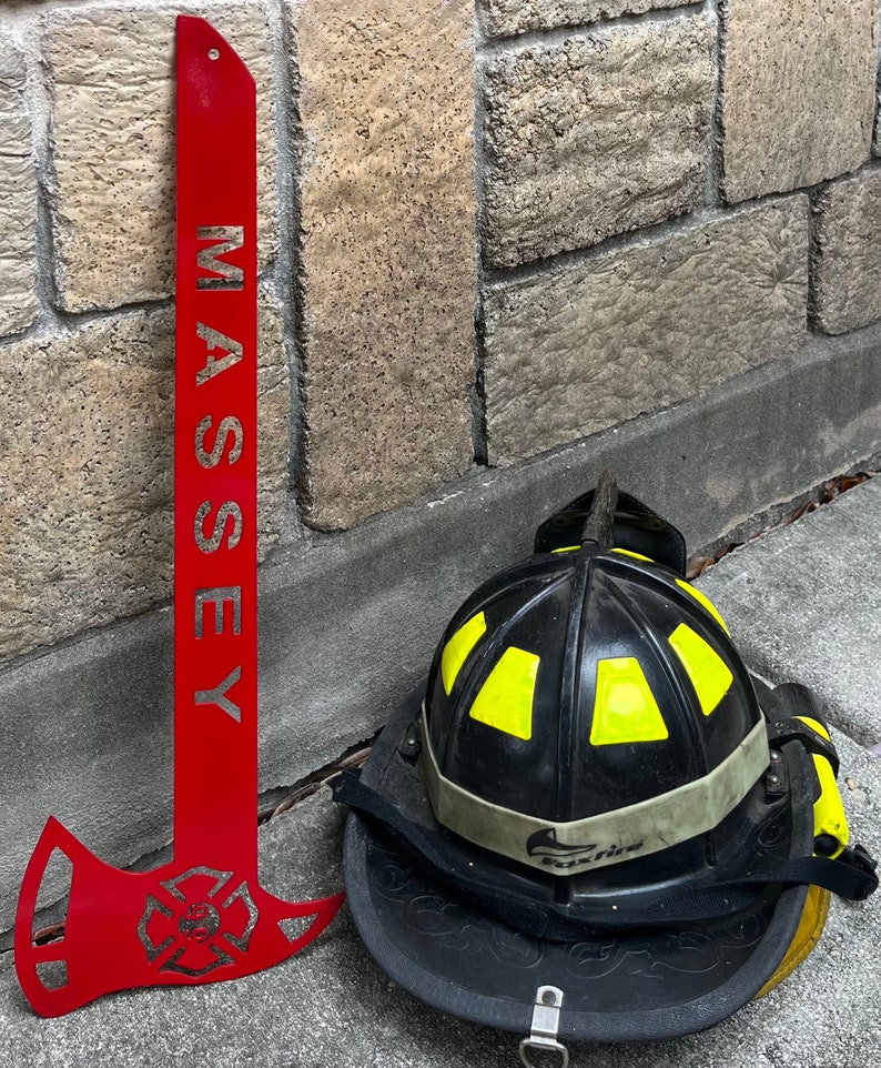 Firefighter Axe, Custom Fireman's Axe With Personalized Name - Etsy