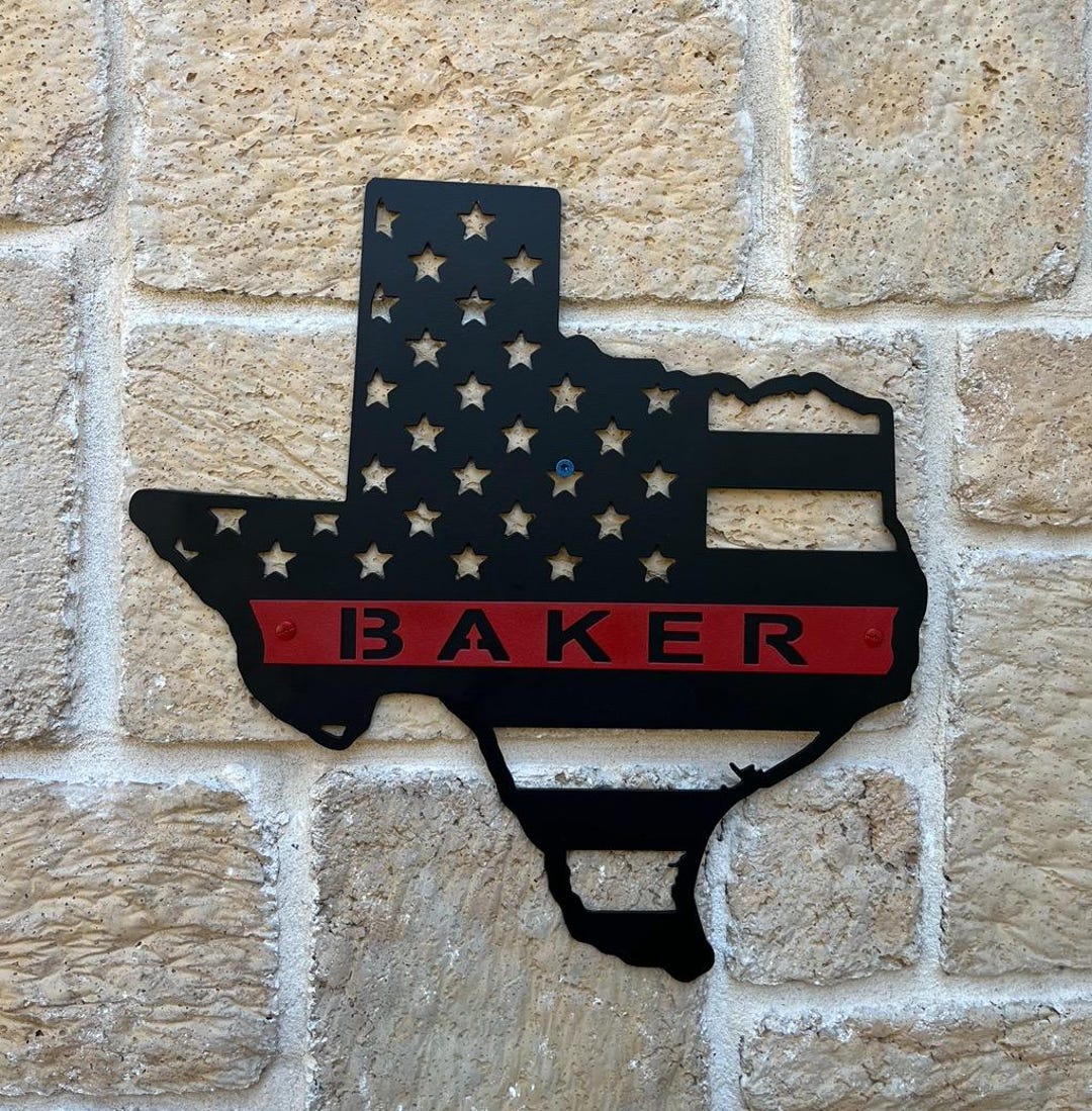 Texas Firefighter Sign - Etsy